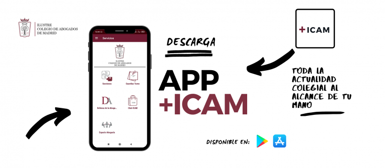 Lleva al ICAM en tu bolsillo: Nueva App +ICAM - ICAM - Ilustre Colegio ...